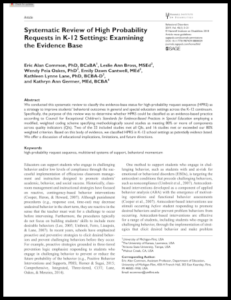 Overcome Non-compliance with the High Probability Request Sequence ...