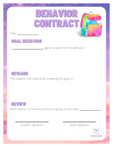 28 Turnkey Behavior Contract Templates to Open the Door to Better ...